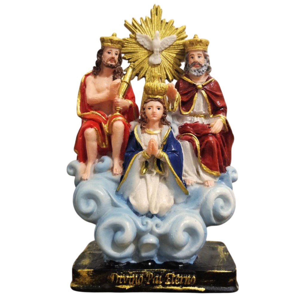 Imagem do Divino Pai Eterno em Resina - 16 cm